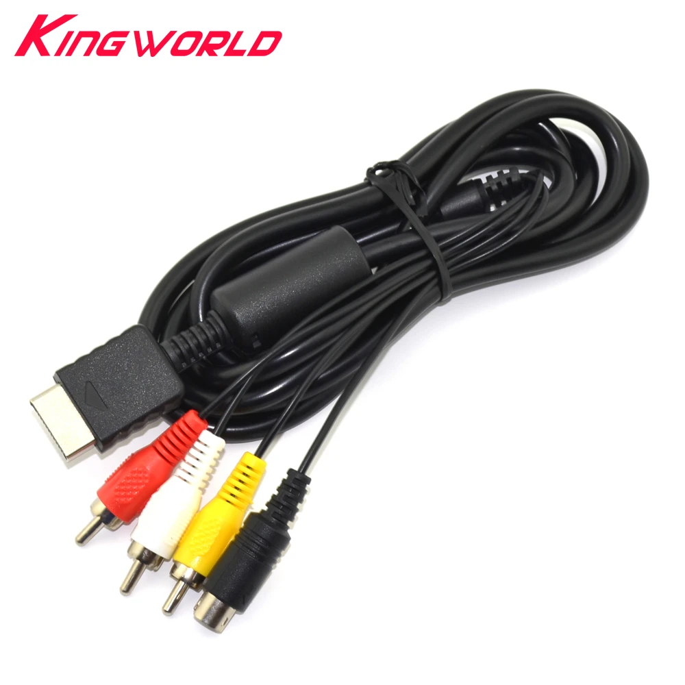 High quality S Video AV Audio Video Cable for Sony PlayStation PS2 for ...