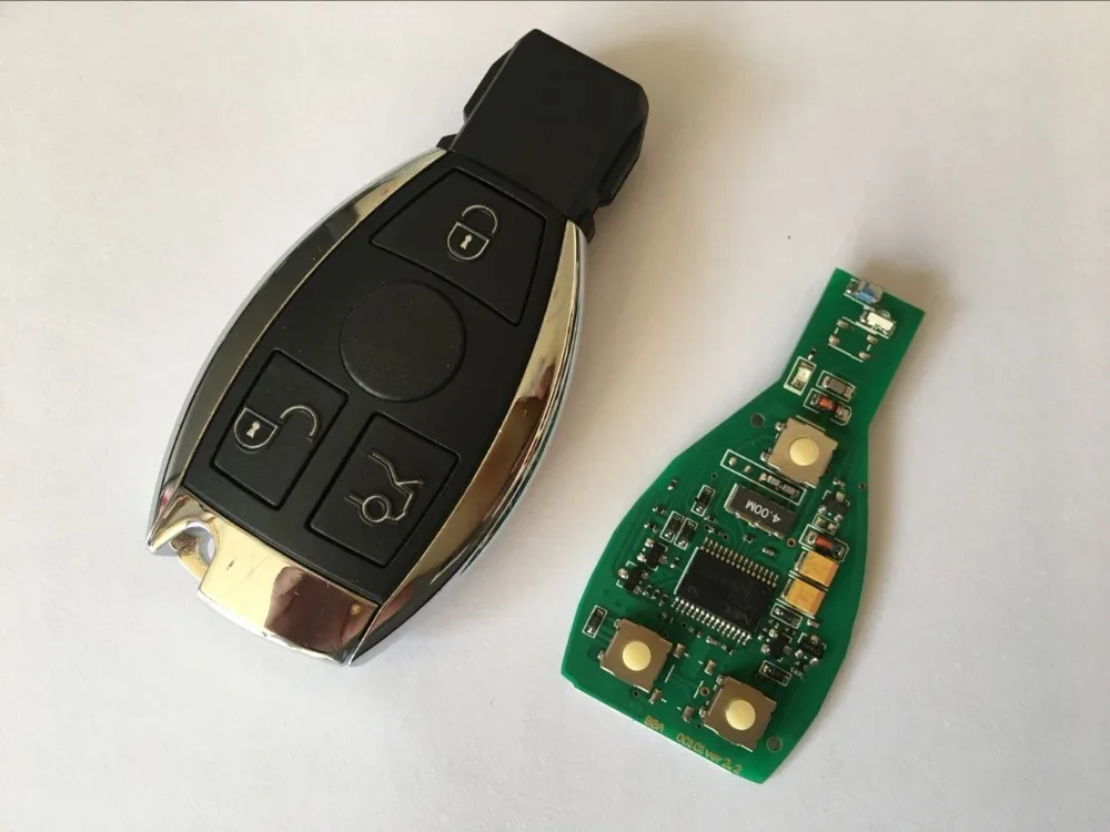 QCONTROL 3Buttons 433Mhz Remote Key For Mercedes Benz year 2000+NEC&BGA ...