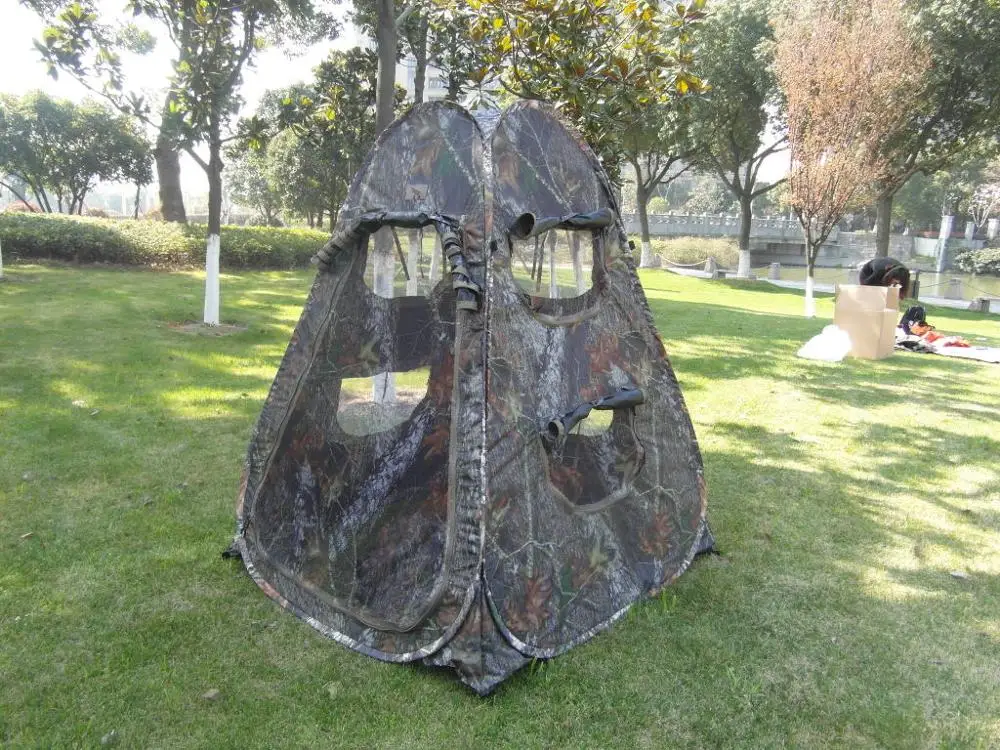 New High-end Camouflage Photography Bird Single Hide Tent Have 6windows ...