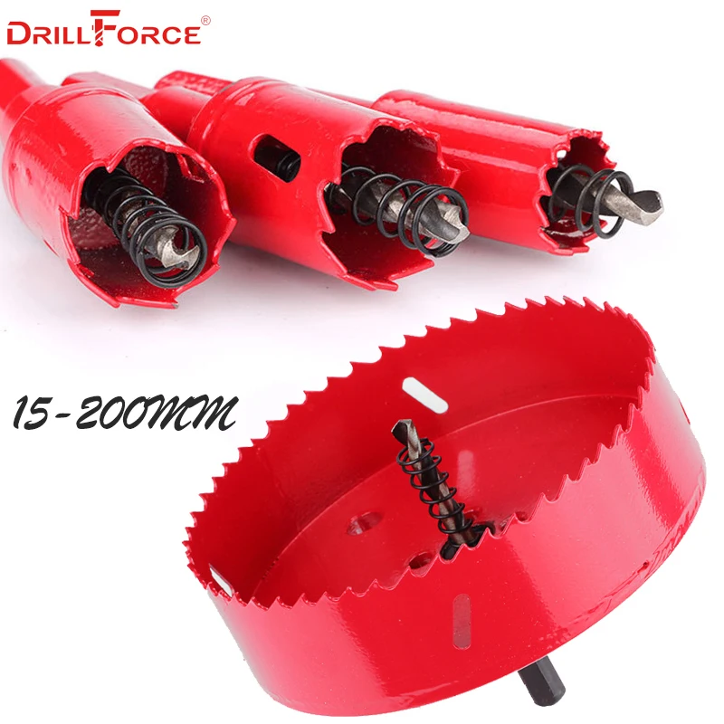 1PC-15-200mm-Drill-Bit-Hole-Saw-Twist-Drill-Bits-Wood-Cutter-Power-Tool ...