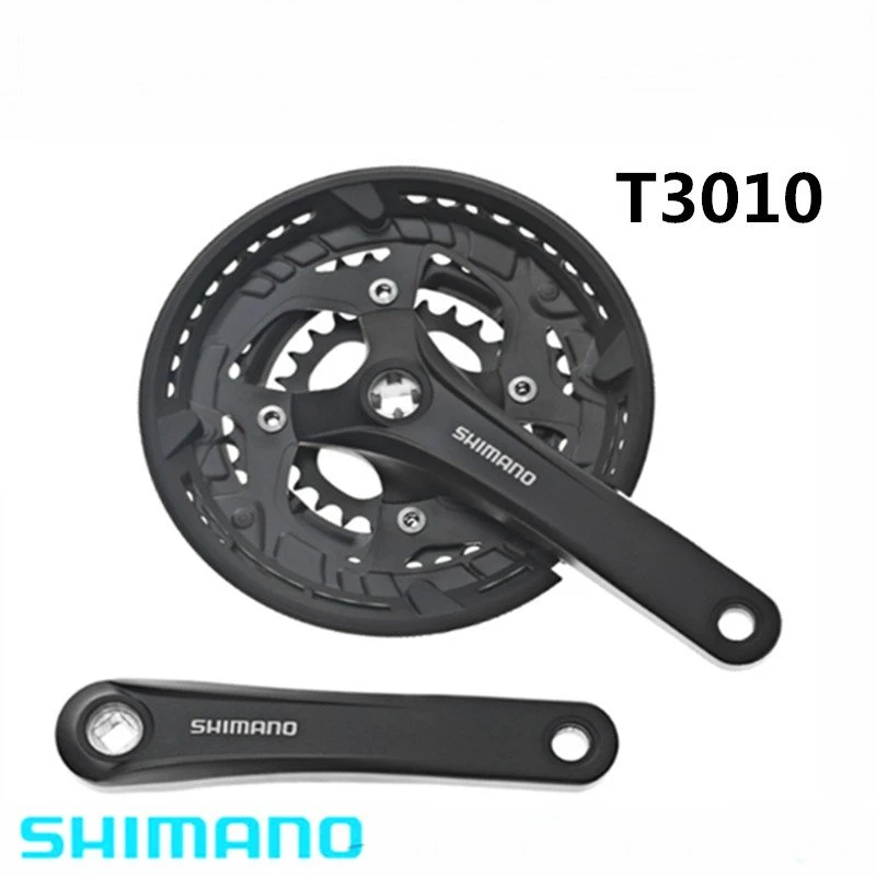 Shimano acera t3010 26/36/48 9 speed triple chainset preto 170mm ...