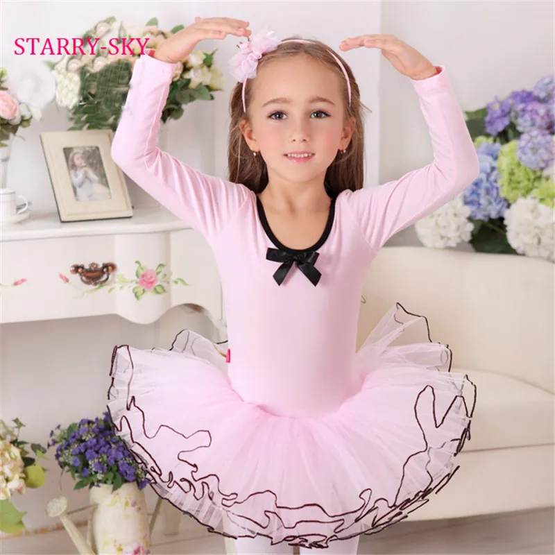 Aliexpress.com : Buy New Ballet Dress Girl Long Sleeve Dance Costumes ...