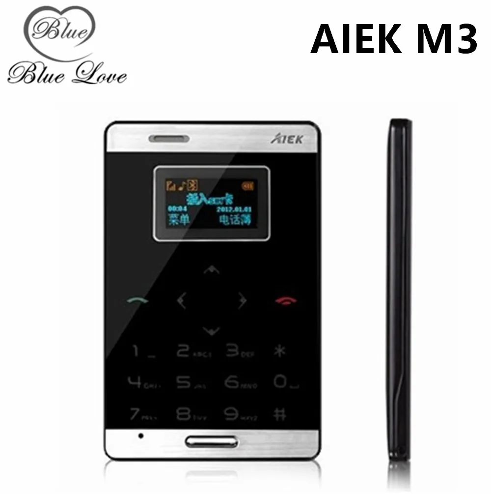 Free Shipping Original Aiek M3 Single Sim Card Cell Phone Ultra Thin ...