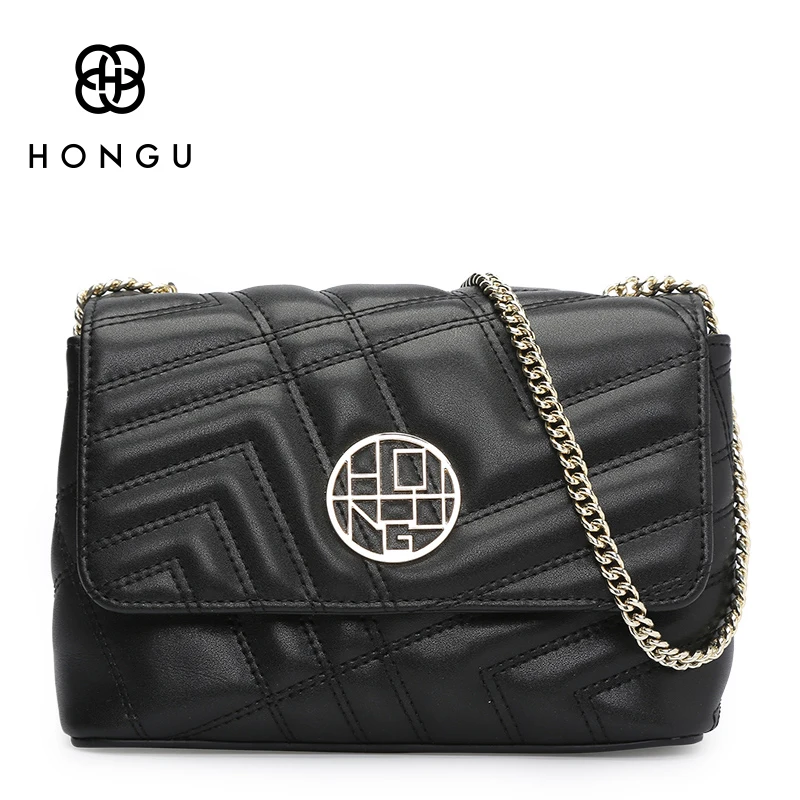 HONGU Split Leather Shoulder Bag Famous Brands Sunmer Fashion Small ...