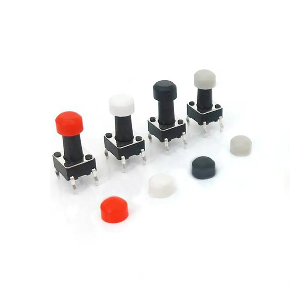 200 stücke 6*6mm runde taste cap push button swcap für 6*6mm push ...