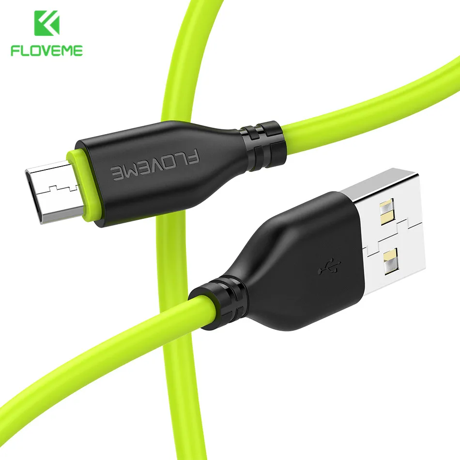 FLOVEME 5V/2A Micro USB Cable for Xiaomi Data Sync Fast Charging Phone Cables for Samsung Huawei ...