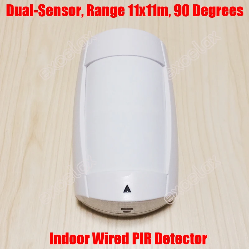 2 Sensor 90 Degrees 40kg Indoor Home Pet Immune PIR Passive Infrared ...