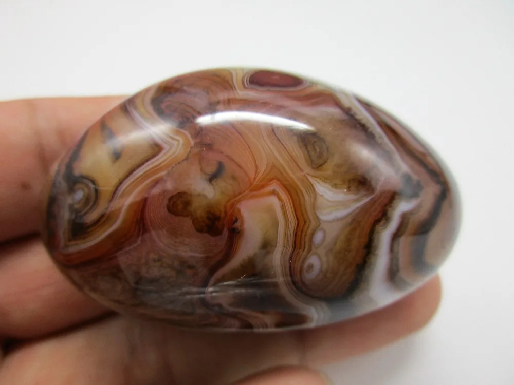 110g Rare Beautiful Unique Stripe Natural Sardonyx Mineral Agate Stones ...