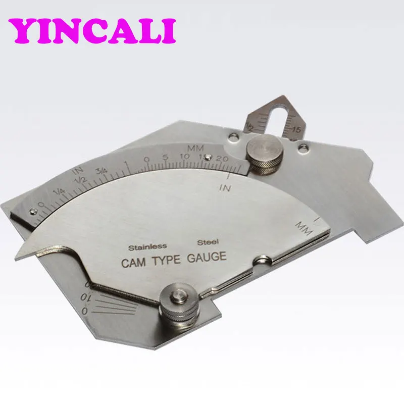 Gauges 10 PCS/LOT High Quality Cam Weld Gauge MG-8 bridge Cam Type Gauge Stainless Steel Welder ...
