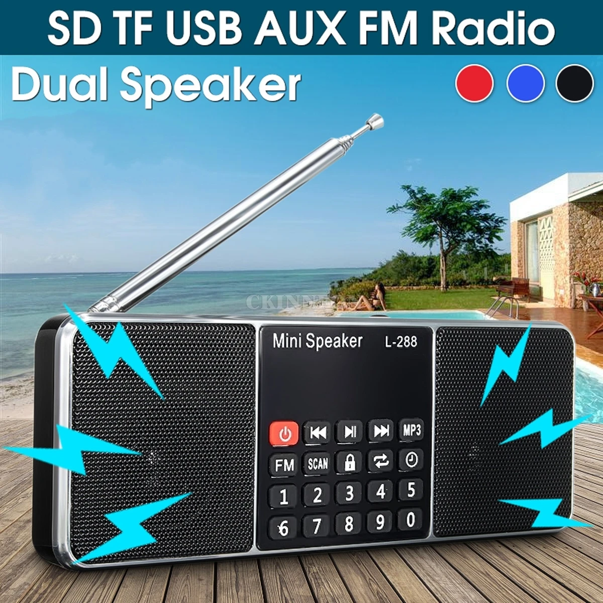 DHL 20PCS Mini Portable Lcd Fm Radio Stereo Speaker Mp3 Music Player ...