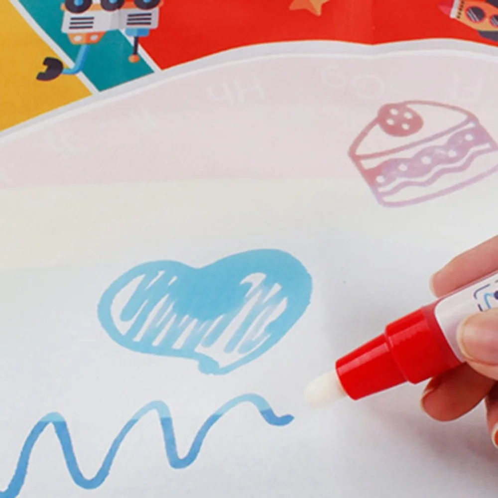 Kids Water Painting Drawing blanket doodle Toys cartoon water canvas ...