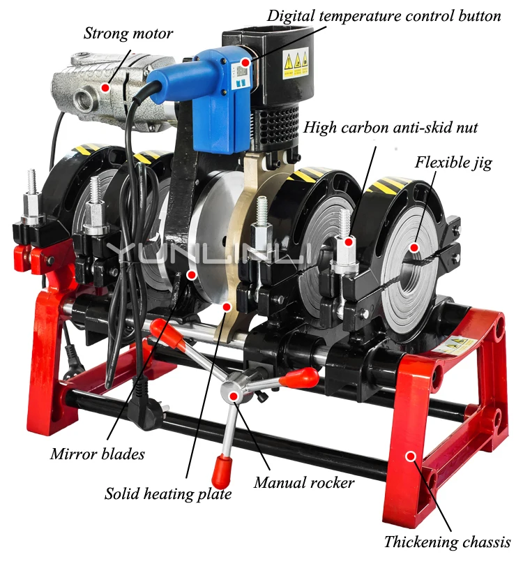 Buis Hot Melt Lasmachine Butt Lasser Handleiding Fuser PE PB PPR PEDF ...