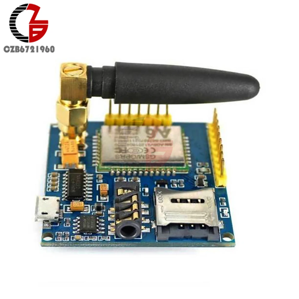 A6 GPRS GSM Pro Serial Module Dual Band Wireless Developemnt Board TTL ...