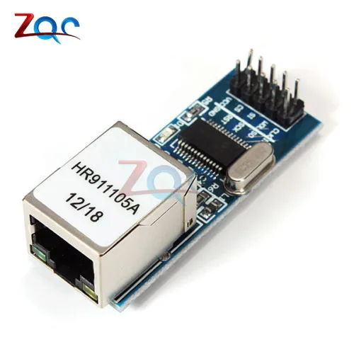 Enc28j60 Lan Ethernet Network Board Module For Arduino 25mhz Crystal