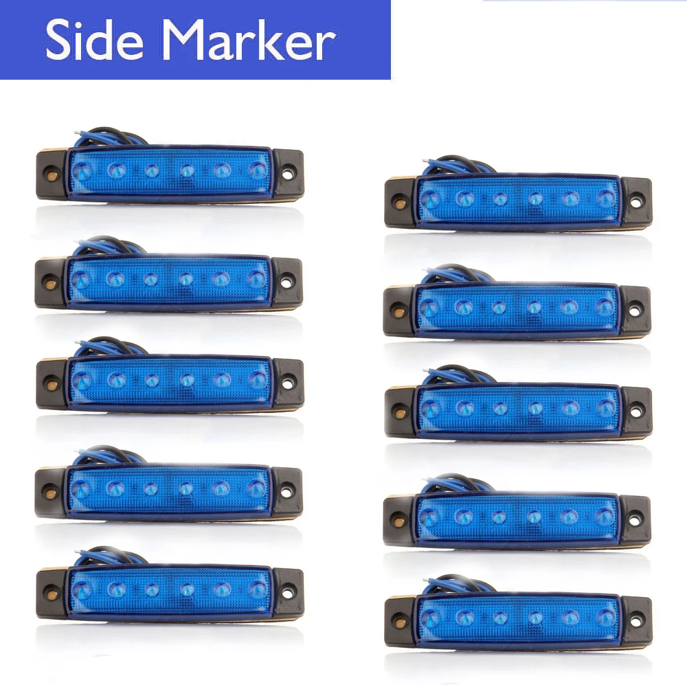 Red White Yellow Blue Green Multiple Flexible Choice Car Truck Marker ...