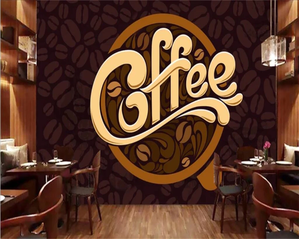 Beibehang Custom wallpaper hand painted coffee cafe western restaurant beibehang-custom-wallpaper-hand-painted-coffee-cafe-western-restaurant