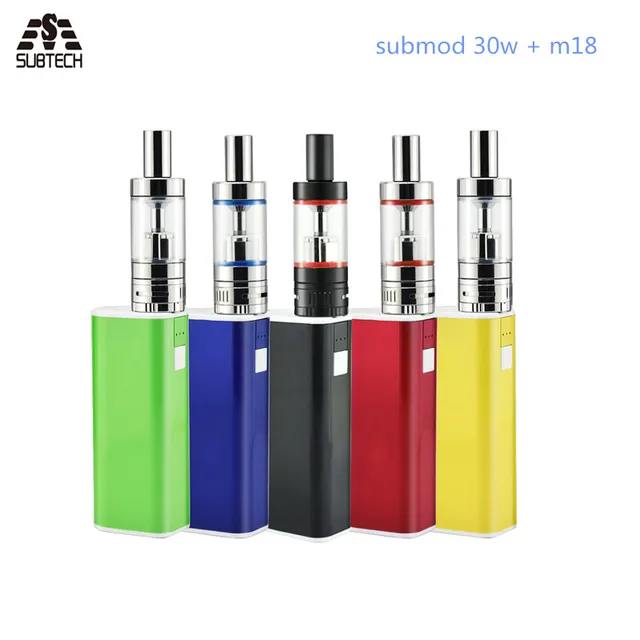 Cheap Original sub mod 30w E Cigarette box mod vaporizer 2200mah with ...