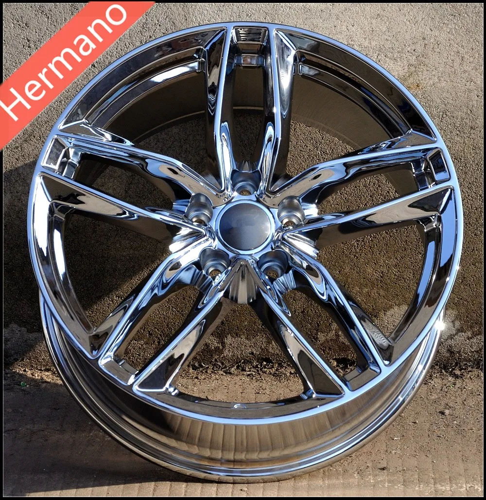 17x7.5 inch Chrome Wheels Rims PCD 5x112 Offset +35mm Bore 66.45 for ...