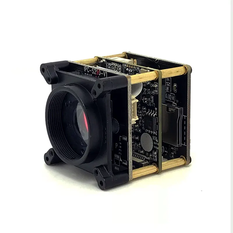 Support Auto Zoom Auto IRIS Lens Starlight Sony IMX185 IP Board Camera ...