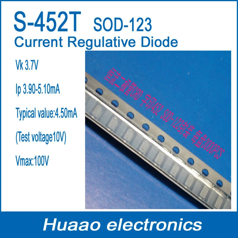 CRD Current Regulative Diode S 452T SOD 123 LED Application Pinch Off ...