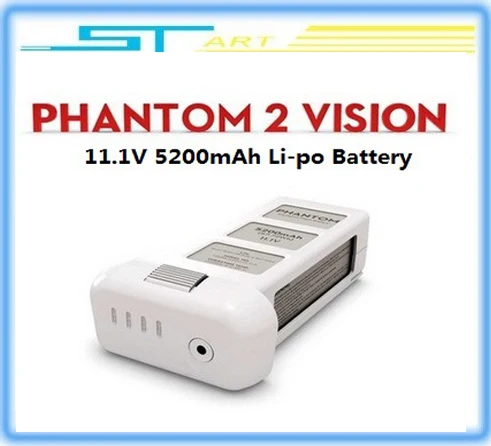 2014 Original Dji lipolymer lipo battery 11.1V 5200mAh For DJI Phantom ...