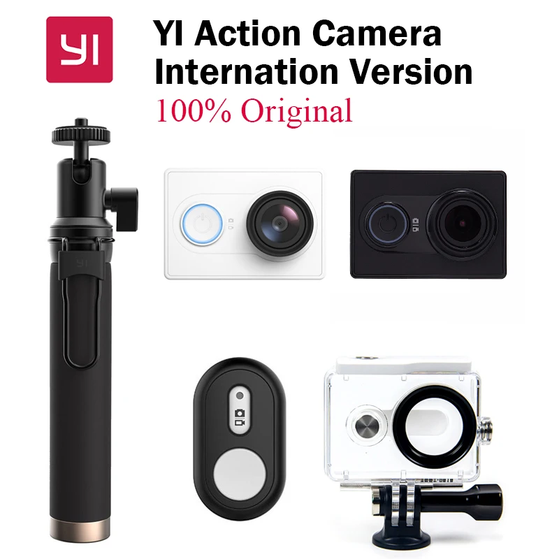 NEW Original Xiaomi YI Action Camera Xiaoyi WiFi Sport Camera 16MP ...