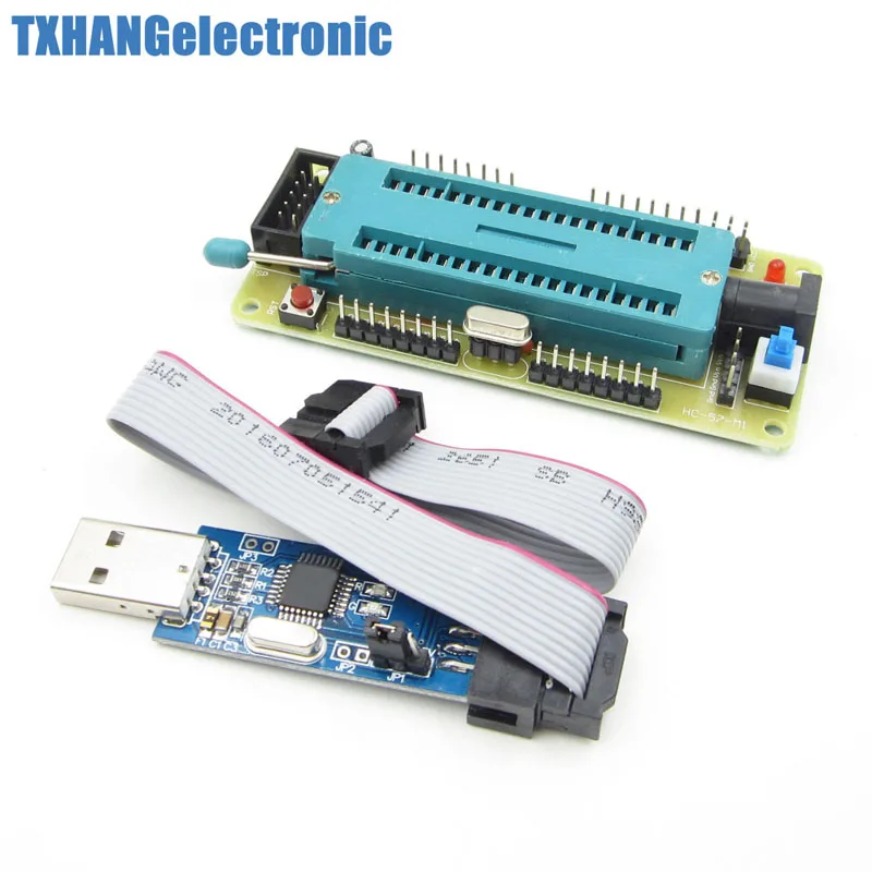 AVR ATMEGA16 Minimum System Board ATmega32 + USB ISP USBasp Programmer ...