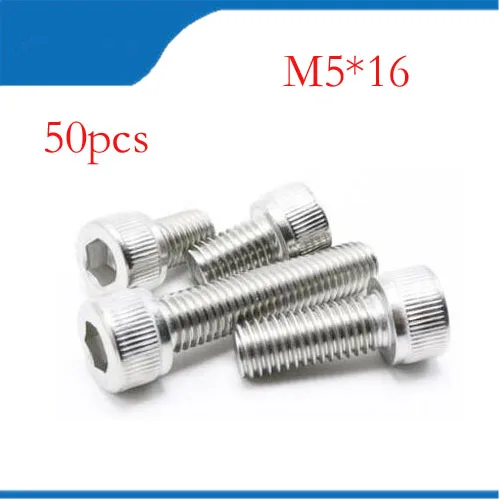 Aliexpress.com : Buy M5 screws m5 bolt 50pcs/Lot Metric Thread DIN912 ...