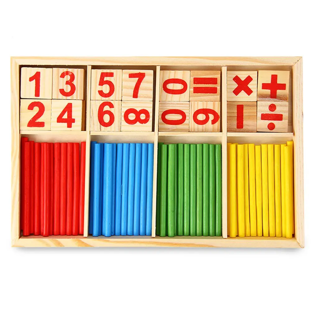 Preschool Educational Toys Counting Sticks Education Building ...