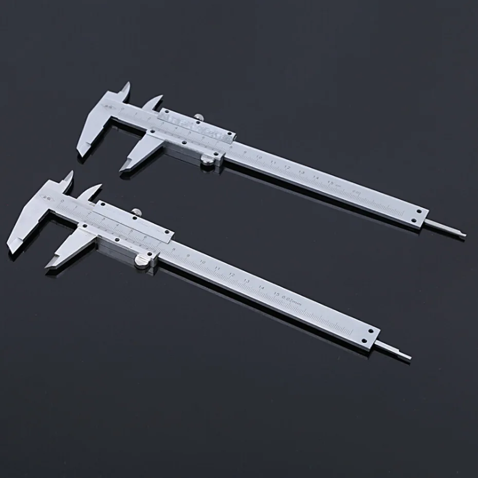 Vernier Caliper 6" 0-150mm/0.02mm Metal Calipers Gauge Micrometer Pie ...