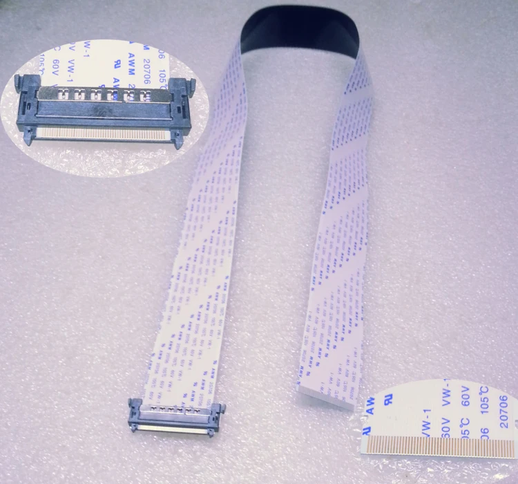 FPC FFC Single Connector UltraHD TV 51P Screen Cable Line 51Pin Ultra ...