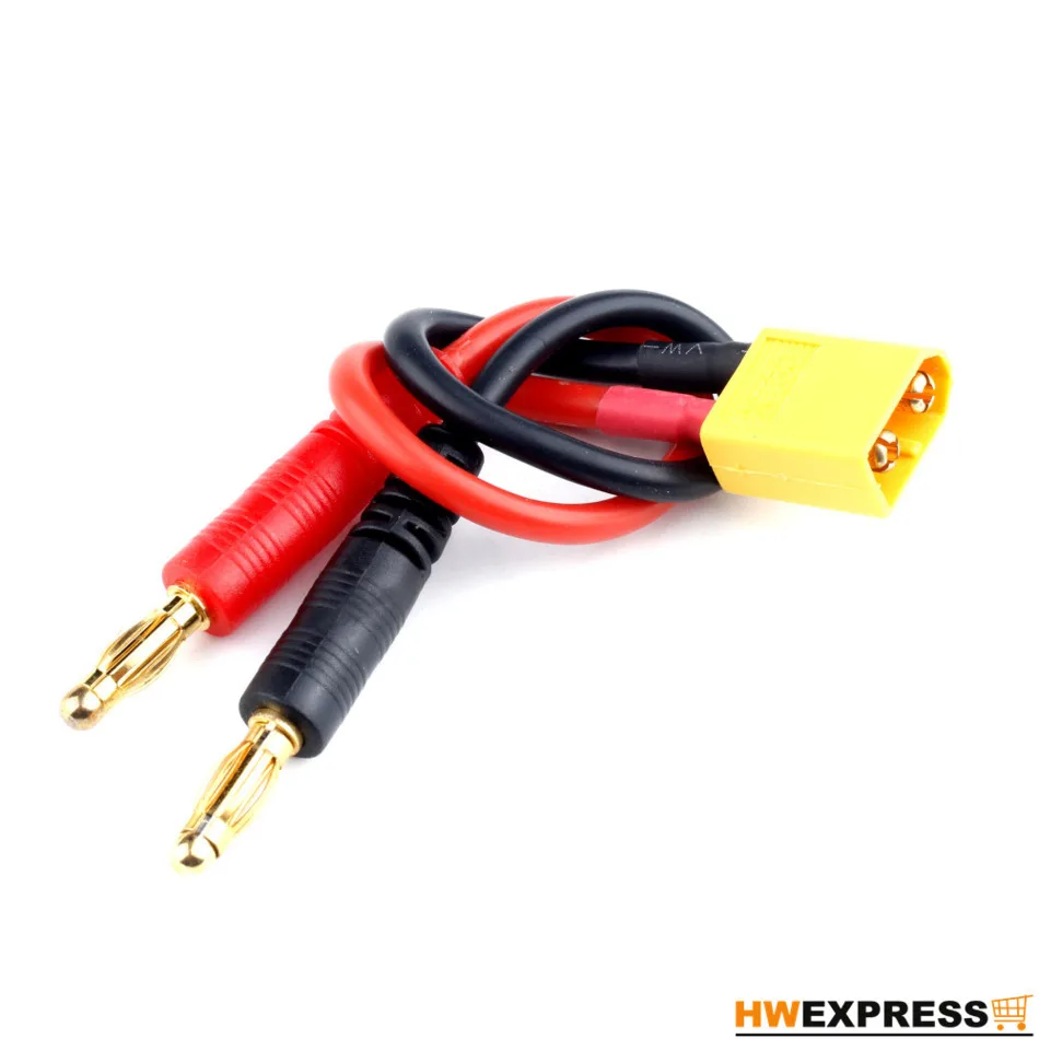 Hot 15cm XT 60 To 4.0 Banana Plug Balance Charge Cable For Rc ...