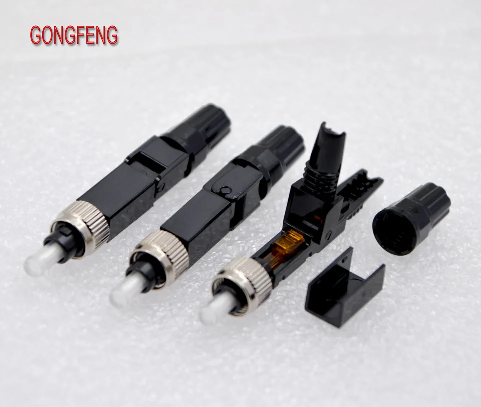 GONGFENG-100pcs-New-FC-PC-Optical-Fiber-Fast-Connector-FTTH-Embedded ...