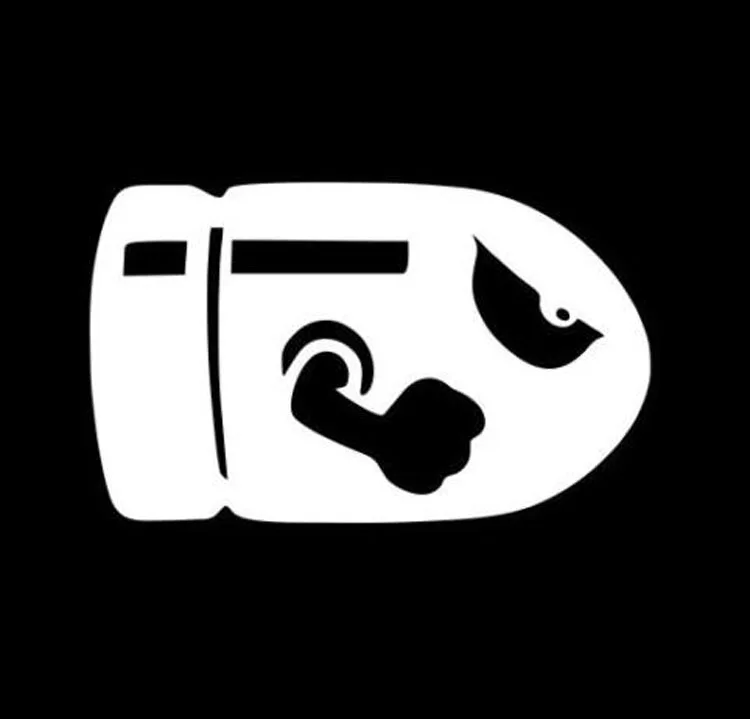 Mario Bullet Stencil