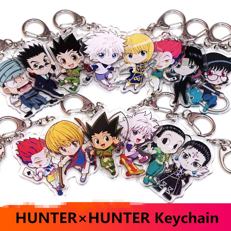 HUNTER x HUNTER Anime Killua Zoldyck Kurapika Key Chains Two-sided ...