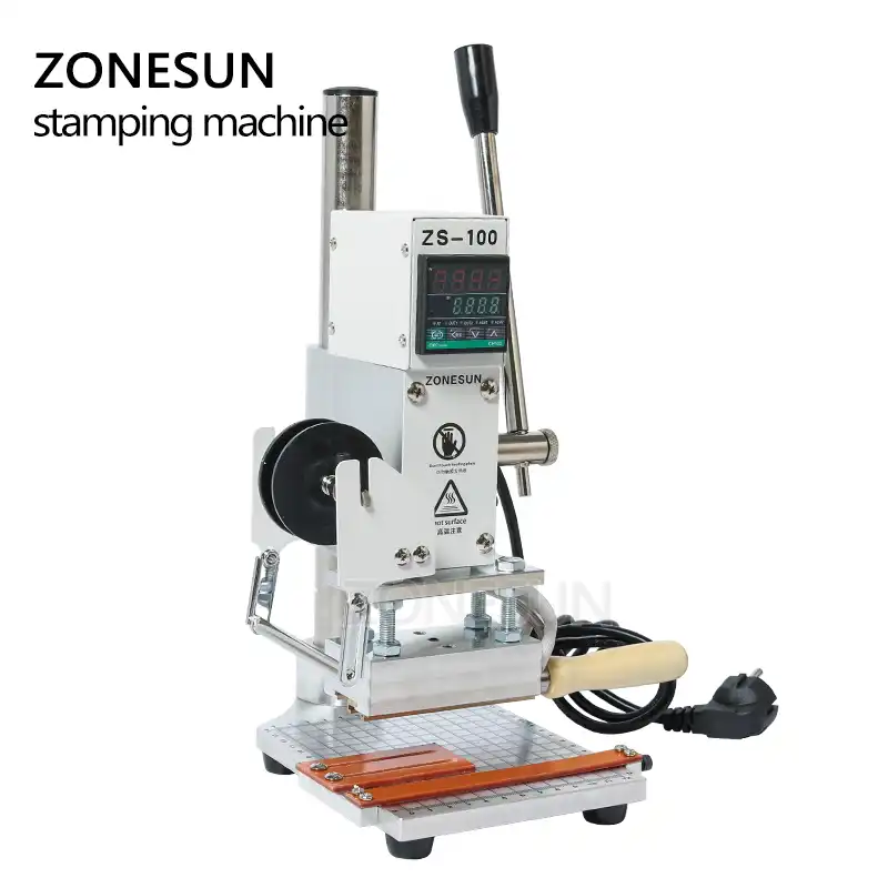 ZONESUN hot stamping machine 220V/110V Professional Hot Foil Manual ...