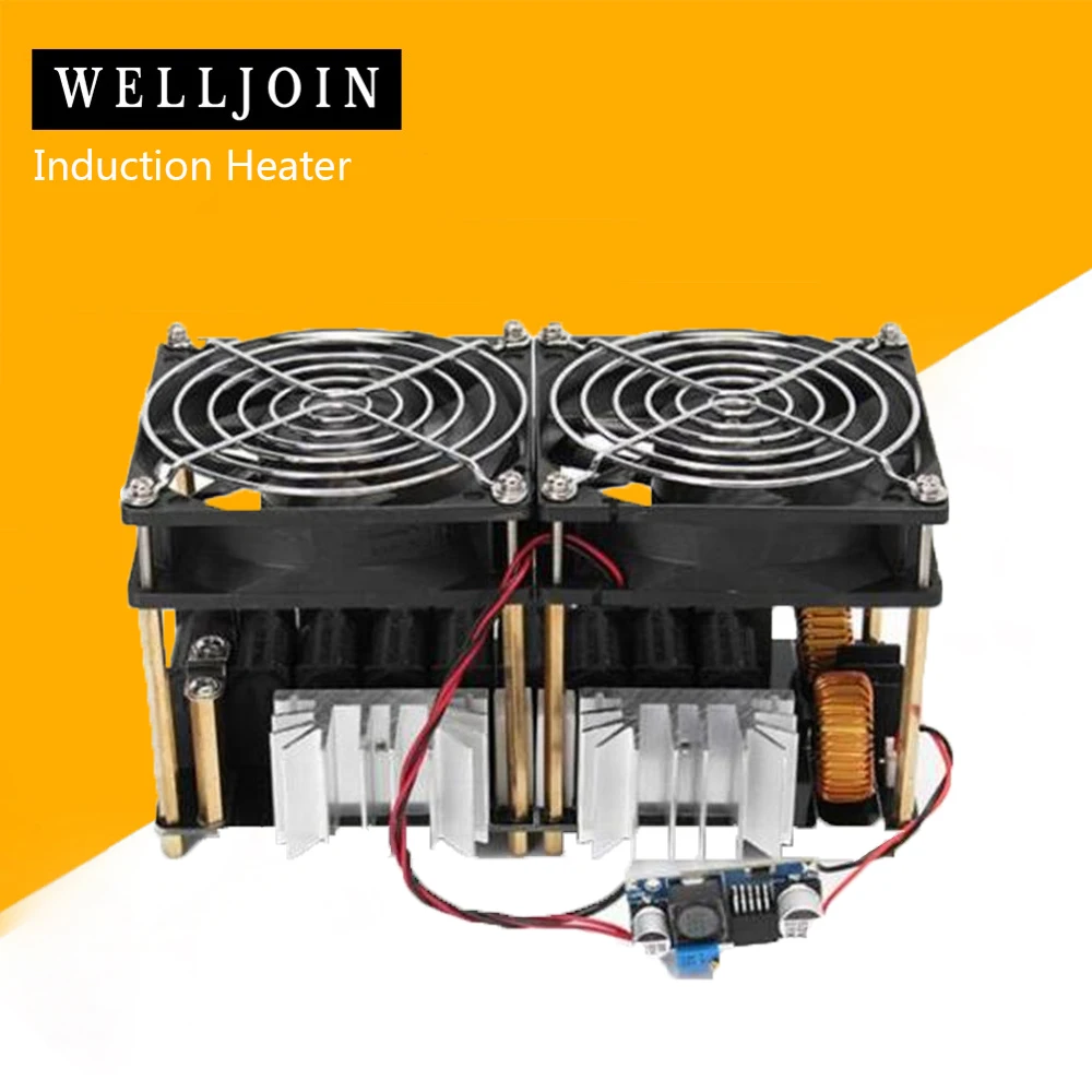 2500W ZVS Induction Heater Induction Heating PCB Board High frequency Heating Machine Melted ...