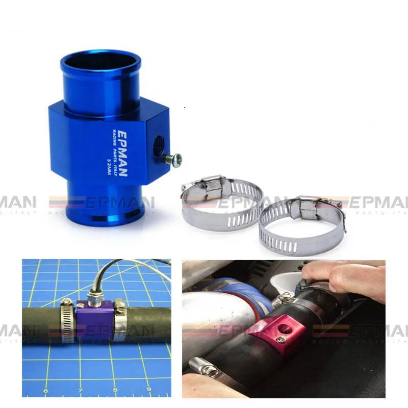 TASAN RACING Water Coolant Temperature Sensor Adapter Aluminum Joint ...