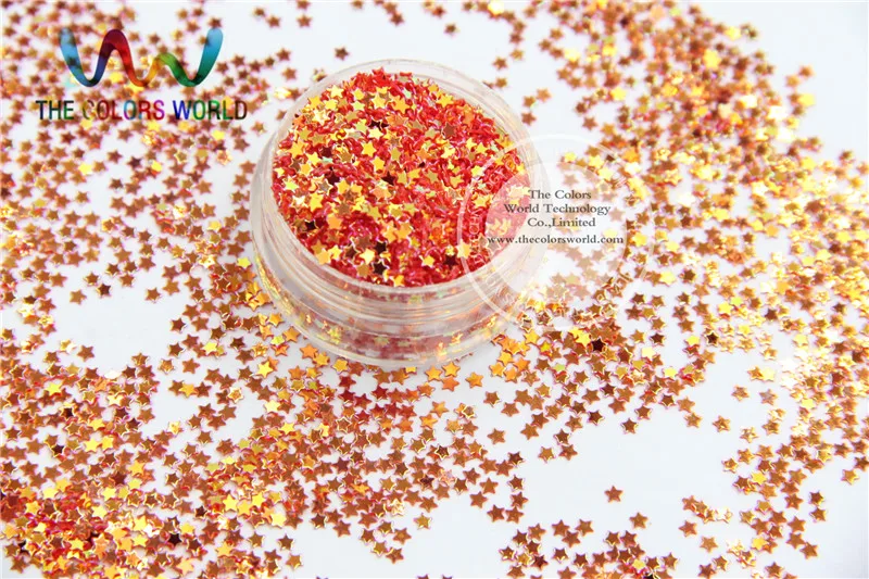SSWJ2 4 Sequins Stars shape Magical Bullion Color accessory for nail ...
