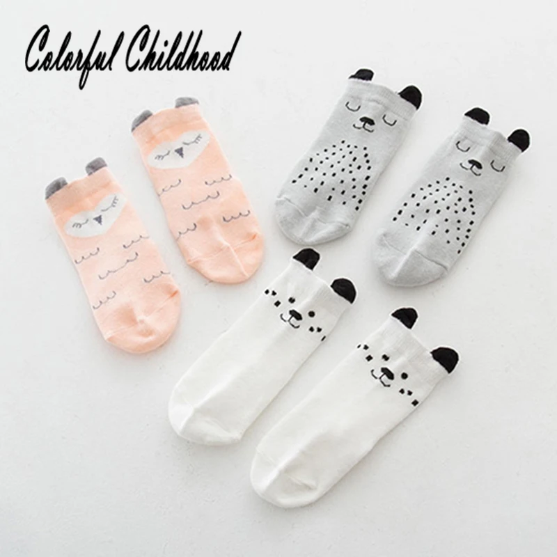 Newborn Baby Socks Boys Girls Cartoon Socks Cute Puppy Owl Pattern ...
