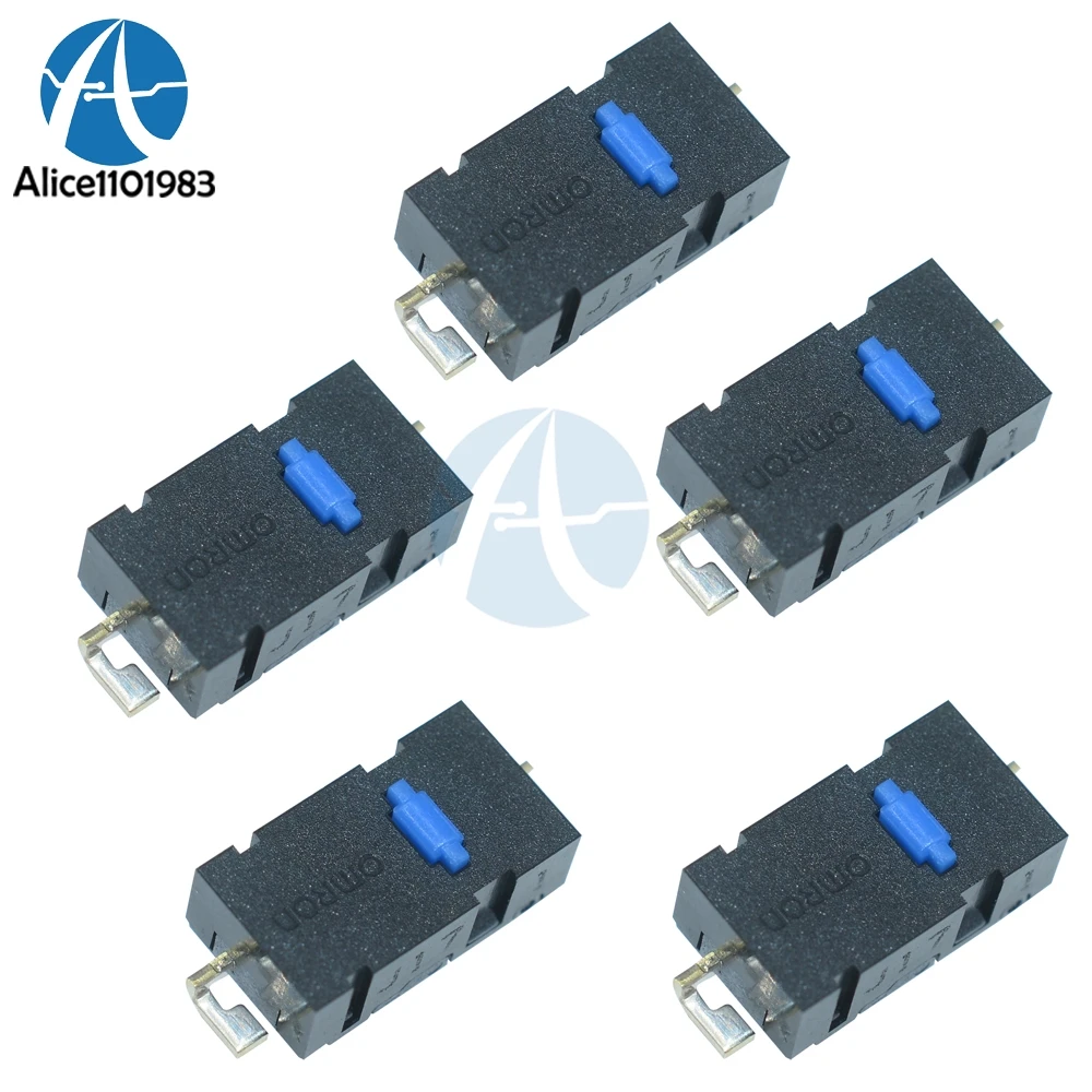 5PCS Original M905 Omron Mouse Micro Switch Mouse Button Blue Dot For ...