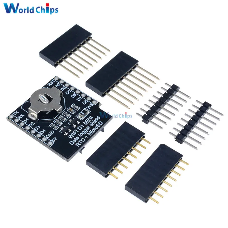 Micro SD For Wemos D1 Mini Real Time Clock Data Log Logger Shield + RTC ...