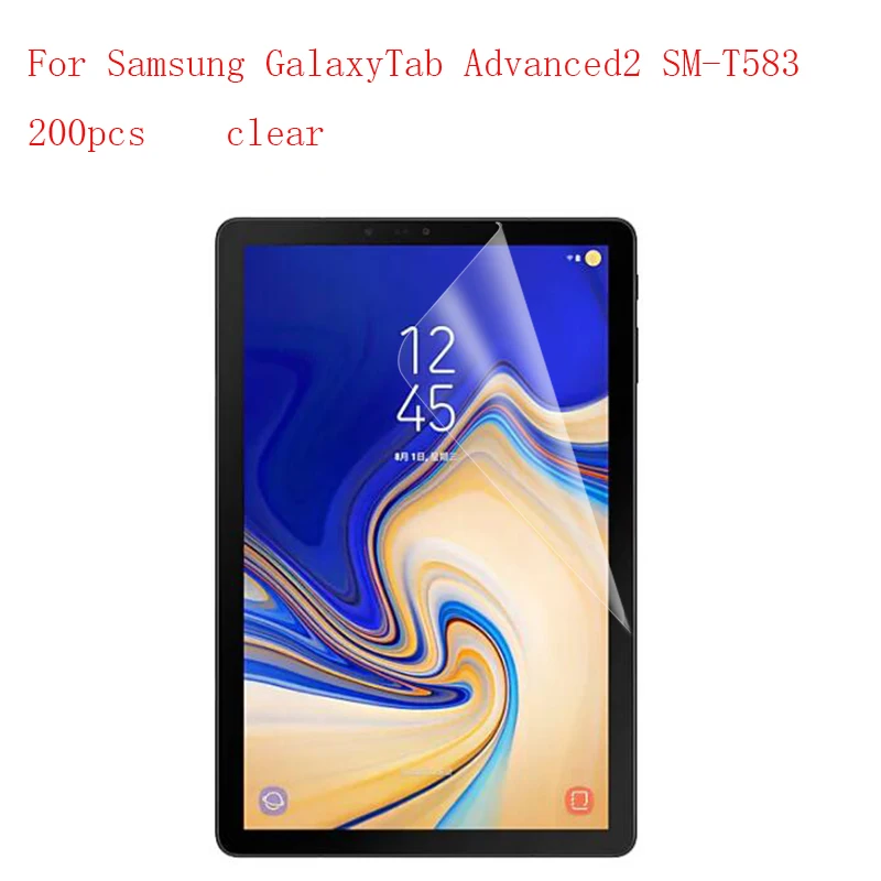โปร่งใสแท็บเล็ต LCD ฟิล์มสำหรับ Samsung Tab Advanced2 SM T583 9 H Anti ...