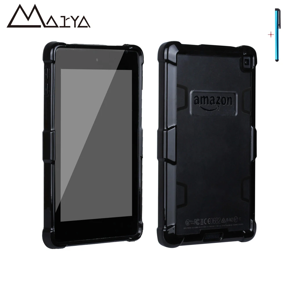 For Amazon Fire HD6 Case Silicone Clear E book Slim Armor Transparent ...