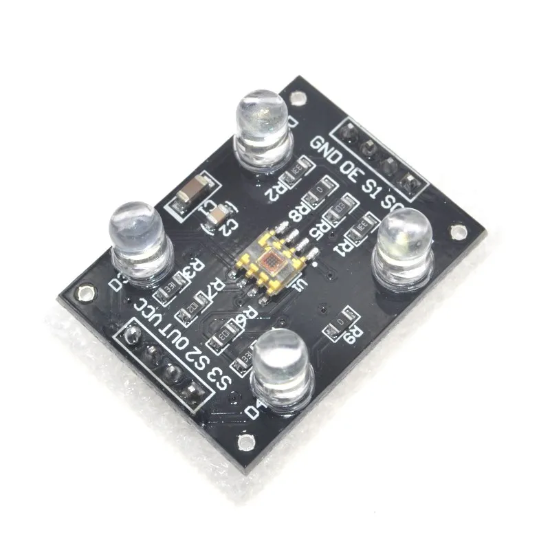 Free Shipping Color Sensor Tcs230 Tcs3200 Color Recognition Sensor Detector Module Dc 3 5v Input 5829
