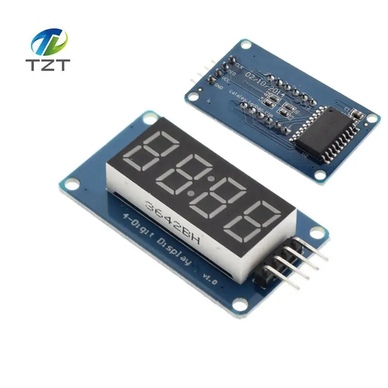 TM1637 LED Display Module For Arduino 7 Segment 4 Bits 0.36 Inch Clock ...
