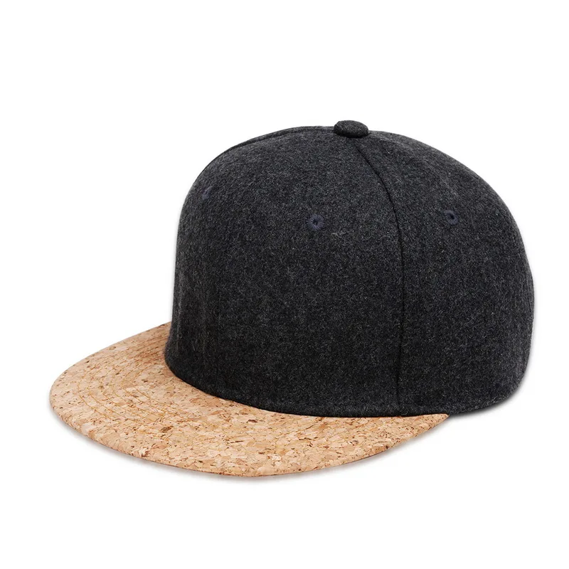 NUZADA-Snapback-Winter-Warm-Men-Hat-Cork-Simple-Classic-Autumn-Caps ...