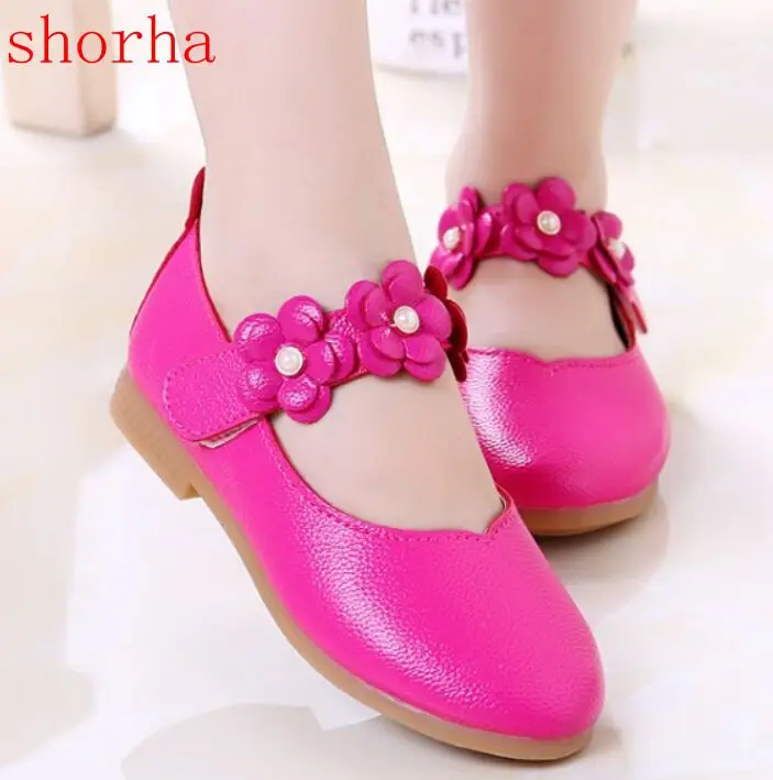 Girls-flowers-princess-shoes-new-arrive-children-simple-shoes-white ...