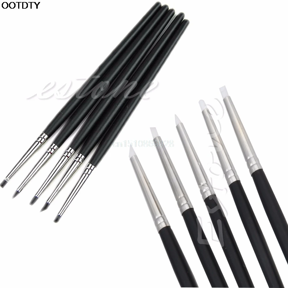 1SET-5PCS-Flexible-Silicone-Rubber-Shapers-Clay-Sculpting-Fimo ...