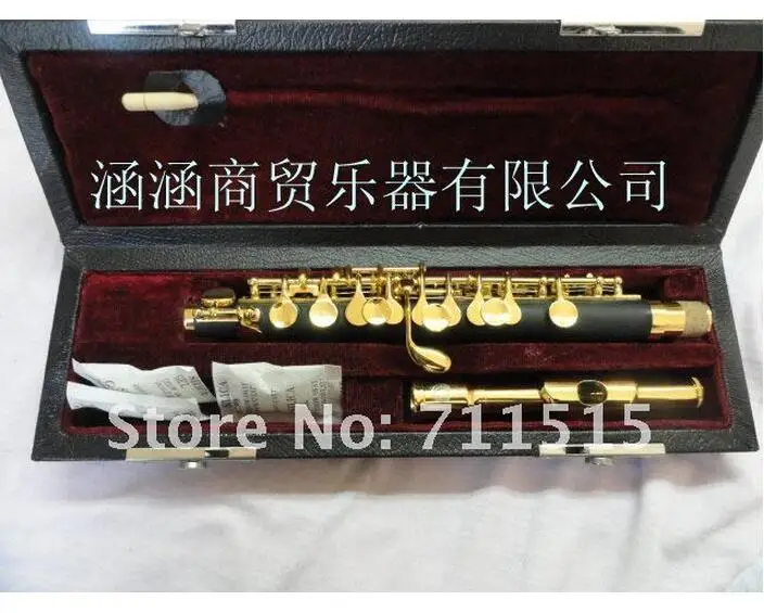 Bakelite Tube Gold Flute Piccolo C Flute Professional Musical ...